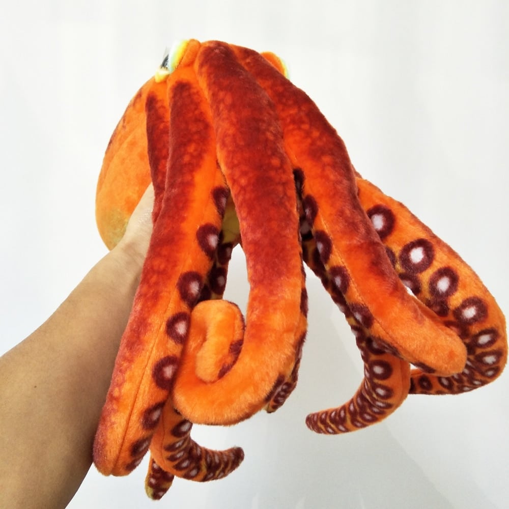 Plüschtier Oktopus realistisch orange - kuscheltier- Stofftier • Mein ...
