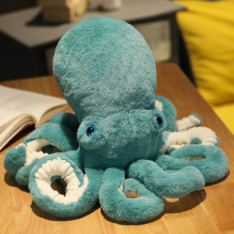Niedliches blaues Oktopus-Plüschtier - kuscheltier- Stofftier • Mein ...