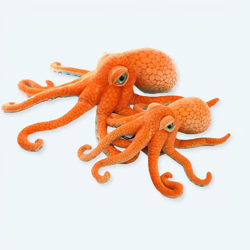 Realistisches Plüschtier eines Oktopus - kuscheltier- Stofftier • Mein ...
