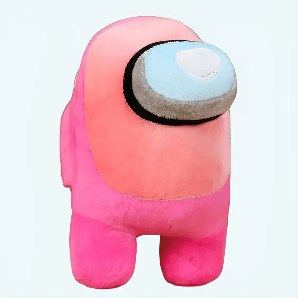 Plüschtier Among Us Lachsrosa - kuscheltier- Stofftier • Mein Pluschtier