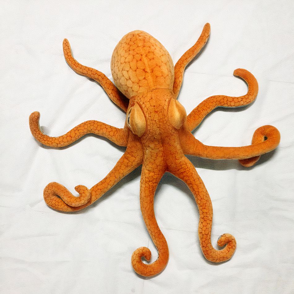 Realistisches Plüschtier eines Oktopus - kuscheltier- Stofftier • Mein ...